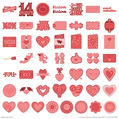 Cricut 2002576 Valentine's Day Cartridge