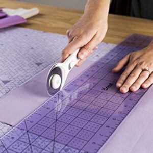 Cricut Self Healing Cutting Mat - Cricut Mat for use with Cricut TrueControl Knife, Rotary Cutter, Craft Knife, Xacto Knife - 12" x 24", Decorative, 2X Healing, Extra-Thick Cricut Cutting Mat, Lilac