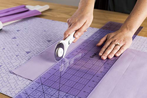 Cricut Self Healing Cutting Mat - Cricut Mat for use with Cricut TrueControl Knife, Rotary Cutter, Craft Knife, Xacto Knife - 12" x 24", Decorative, 2X Healing, Extra-Thick Cricut Cutting Mat, Lilac