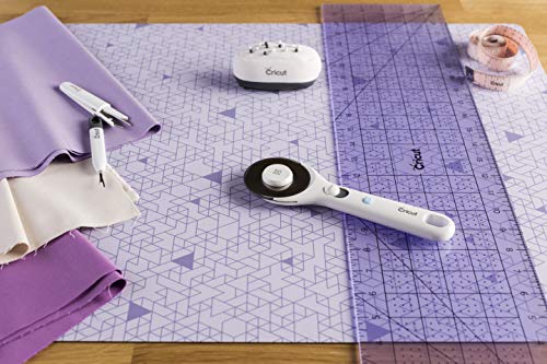 Cricut Self Healing Cutting Mat - Cricut Mat for use with Cricut TrueControl Knife, Rotary Cutter, Craft Knife, Xacto Knife - 12" x 24", Decorative, 2X Healing, Extra-Thick Cricut Cutting Mat, Lilac