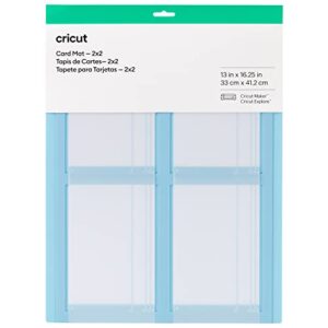 cricut card mat 2×2, reusable, non-slip craft mat, create four cards simultaneously, perfect for bulk card making, compatible with cricut maker & cricut explore crafting machines