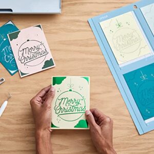 Cricut Card Mat 2x2, Reusable, Non-Slip Craft Mat, Create Four Cards Simultaneously, Perfect for Bulk Card Making, Compatible with Cricut Maker & Cricut Explore Crafting Machines