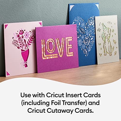 Cricut Card Mat 2x2, Reusable, Non-Slip Craft Mat, Create Four Cards Simultaneously, Perfect for Bulk Card Making, Compatible with Cricut Maker & Cricut Explore Crafting Machines