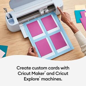 Cricut Card Mat 2x2, Reusable, Non-Slip Craft Mat, Create Four Cards Simultaneously, Perfect for Bulk Card Making, Compatible with Cricut Maker & Cricut Explore Crafting Machines