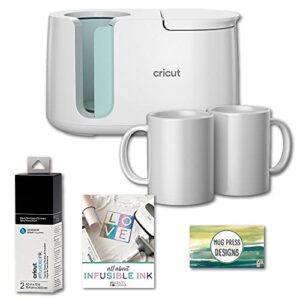 cricut mug heat press infusible ink machine bundle for sublimation transfer blank coffee tea mugs for diy custom personalized christmas birthday gift souvenir travel use company business logo design