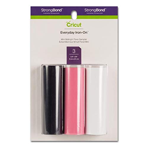 Cricut Easy Press Mini - Raspberry Heat Press Machine and Iron-On Rolls Bundle