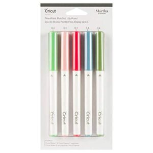 cricut martha stewart fine point pen set, bedford 2005176