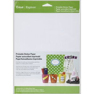 cricut printable sticker paper for scrapbooking