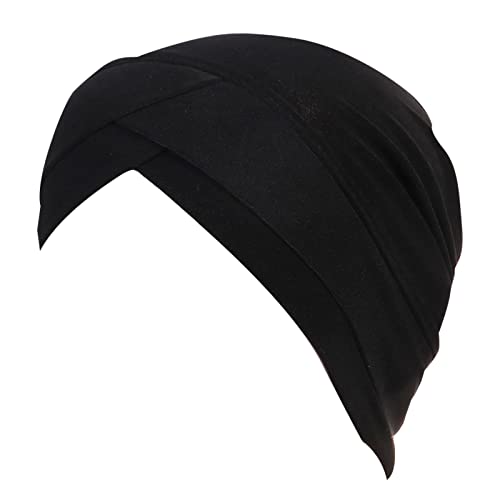 Hijab Cap Under Scarf Black Hijab Undercap (Hijab Accessory), Black