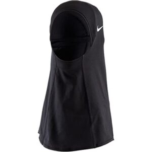 nike pro hijab 2.0 black/white xs/s