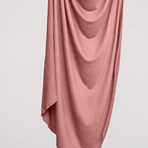 VOILE CHIC Hijab for Women - Premium Jersey Head Scarf Wrap (Dusty Rose)