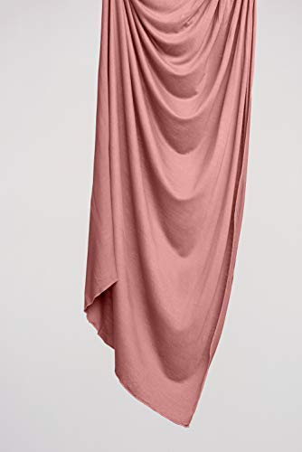 VOILE CHIC Hijab for Women - Premium Jersey Head Scarf Wrap (Dusty Rose)