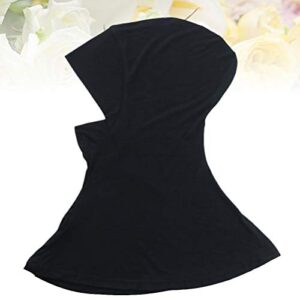 FENICAL Modal Hijab Cap Adjustable Muslim Scarf Bonnet Full Cover Shawl Cap for Lady