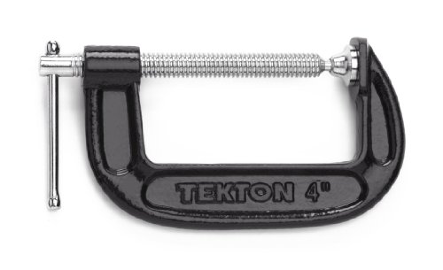 TEKTON 4 Inch Malleable Iron C-Clamp | 4017