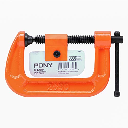 Pony Jorgensen 2630 3-Inch C-Clamp, Orange