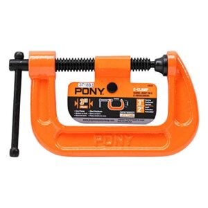 Pony Jorgensen 2630 3-Inch C-Clamp, Orange