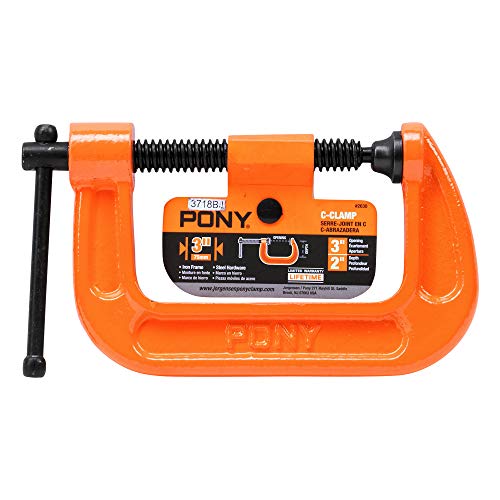 Pony Jorgensen 2630 3-Inch C-Clamp, Orange