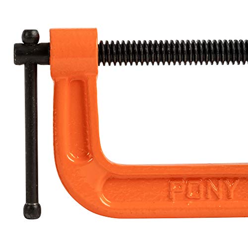 Pony Jorgensen 2630 3-Inch C-Clamp, Orange