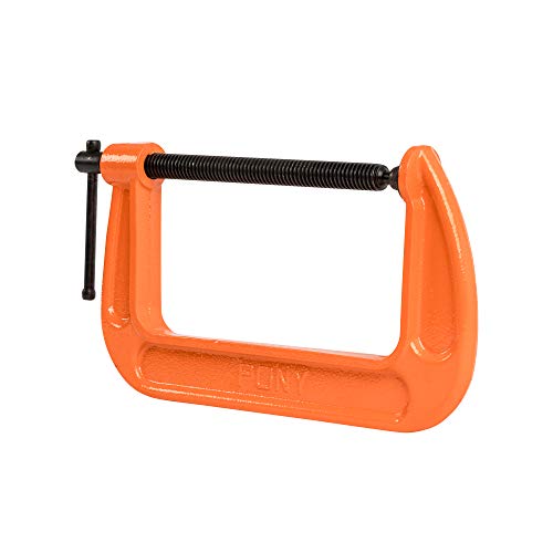 Pony Jorgensen 2660 6-Inch C-Clamp, Orange