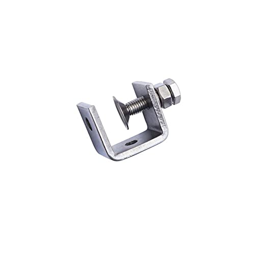 BOOHAO 4 PCS Stainless Steel C Clamp Tiger Clamp Woodworking Clamp Heavy Duty C-clamp With Wide Jaw Openings for Welding/Carpenter/Building/Household Mount