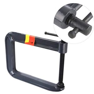 C-Clamp, Heavy Duty Deep Throat U-Clamp Woodworking Carpentry Device for Clamping(100,185mm)