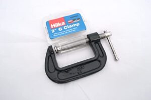 hilka 64500002 pro craft heavy duty g clamp, 2 inches