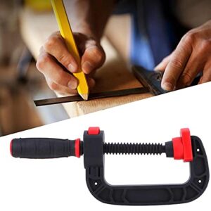 Asixxsix C Clamp, Fast Wrench Can Quickly Adjust The Clamping Object Protects Objects Very Well G Clamp for Hold Irregular Objects(3 inch Opening 75MM)