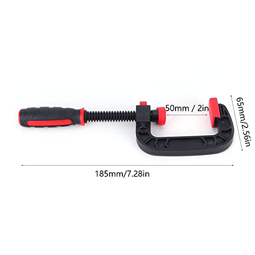 G Clamp, Fast Wrench Can Quickly Adjust The Clamping Object Hand Tool C Clamp for Hold Irregular Objects(2 inch Opening 50MM)