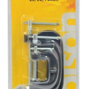 Rolson 14189 G-Clamp Set - 3 Pieces