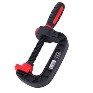 Quick Release Clamp G Clamp Hand Grip Holder C Clamp for DIY Woodworking(3 inch opening 75MM)