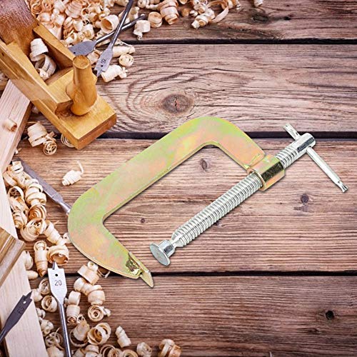 Woodwork G Clamp, Clamping Body Easy To Use G Clamp for Bonding Nailing Drilling for Welding Cutting And Bending(3in)