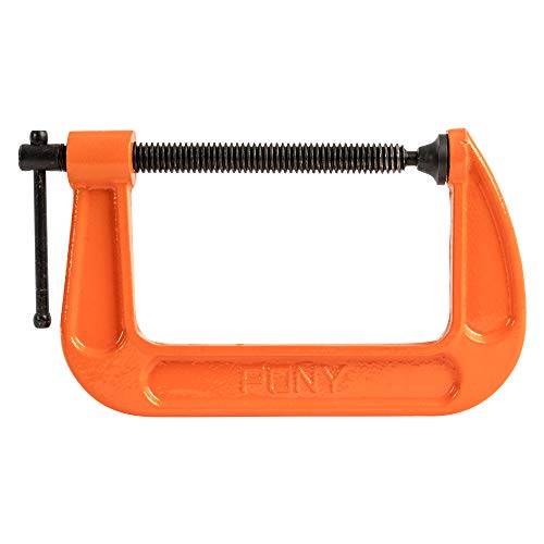 Pony Jorgensen 2650 5-Inch C-Clamp, Orange