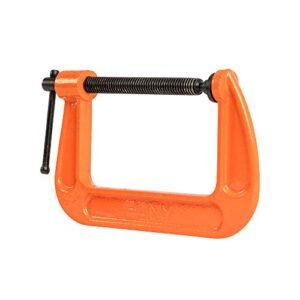 Pony Jorgensen 2650 5-Inch C-Clamp, Orange