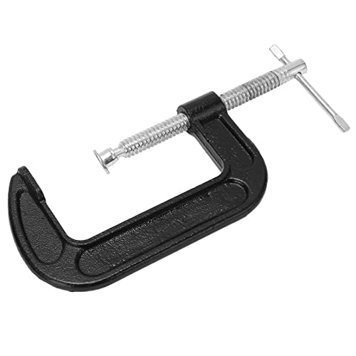 Metal G Clamp, High Torsion Metal Structure Rotating Handle Woodworking C Clamp for Home Induatry