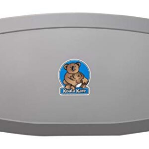 Koala Kare KB200-01 Horizontal Wall Mounted Baby Changing Station, Grey