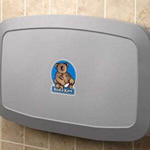 Koala Kare KB200-01 Horizontal Wall Mounted Baby Changing Station, Grey