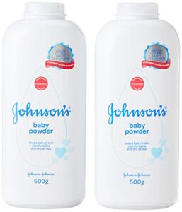 johnson’s baby powder regular 500gr / 17.6oz (pack of 2)