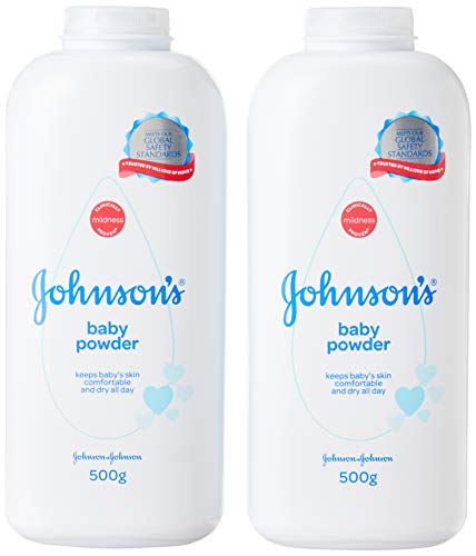 Johnson's Baby Powder Regular 500gr / 17.6oz (Pack of 2)