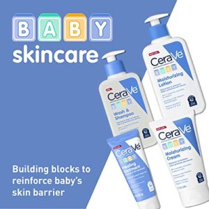 CeraVe Diaper Rash Cream | Baby Healing Ointment for Extra Dry, Cracked Skin | Diaper Cream with Ceramides & Vitamin E | Lanolin, Fragrance, Paraben, Dye, Phthalates & Sulfate Free | 3 Ounce