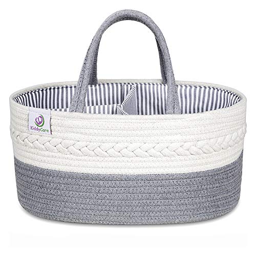 KiddyCare Diaper Caddy Organiser Grey Regular Size