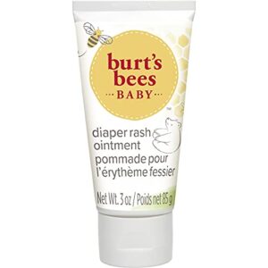 Diaper Rash Ointment, Burt's Bees 100% Natural Baby Skin Care, 3 Ounce (2 Pack)