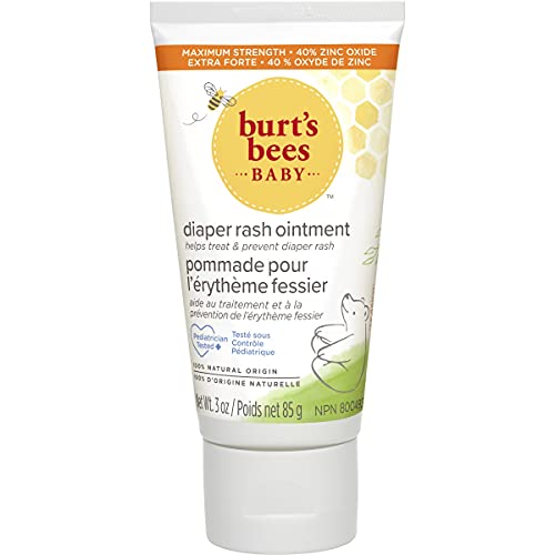 Diaper Rash Ointment, Burt's Bees 100% Natural Baby Skin Care, 3 Ounce (2 Pack)