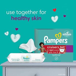 Diapers Size 6, 104 Count - Pampers Pull On Cruisers 360° Fit Disposable Baby Diapers with Stretchy Waistband, (Packaging & Prints May Vary)