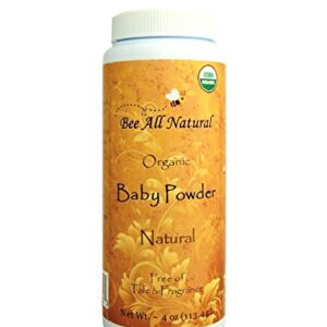 Bee All Natural Baby Powder Natural, 4 OZ