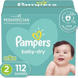 Pampers Baby Dry Diapers Size 2 112 Count