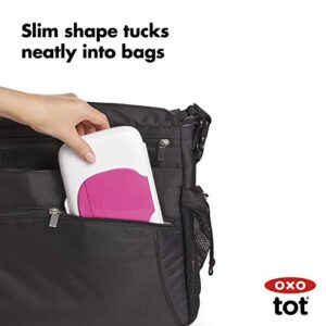 OXO Tot On-the-Go Wipes Dispenser, Pink