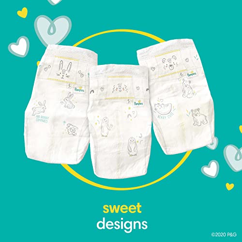 Diapers Size 1/Newborn, 198 Count - Pampers Swaddlers Disposable Baby Diapers (Packaging & Prints May Vary)