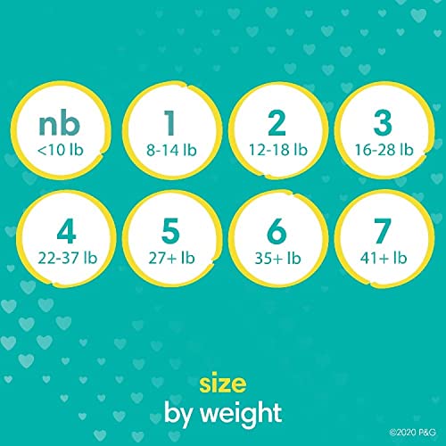 Diapers Size 1/Newborn, 198 Count - Pampers Swaddlers Disposable Baby Diapers (Packaging & Prints May Vary)