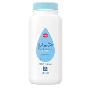 johnson’s baby powder soothing aloe & vitamin e 1.50 oz (2 pack)