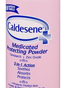 Caldesene Medicated Protecting Powder, Cornstarch & Zinc Oxide, Talc Free, 5oz